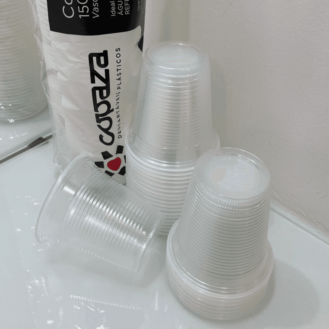 Copo de 150ml Translúcido PS ABNT 2002 Copaza com 2.500 unidades
