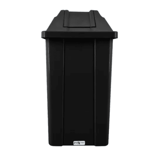 Lixeira 100L Quadrada Preto Basculante JSN Q100P