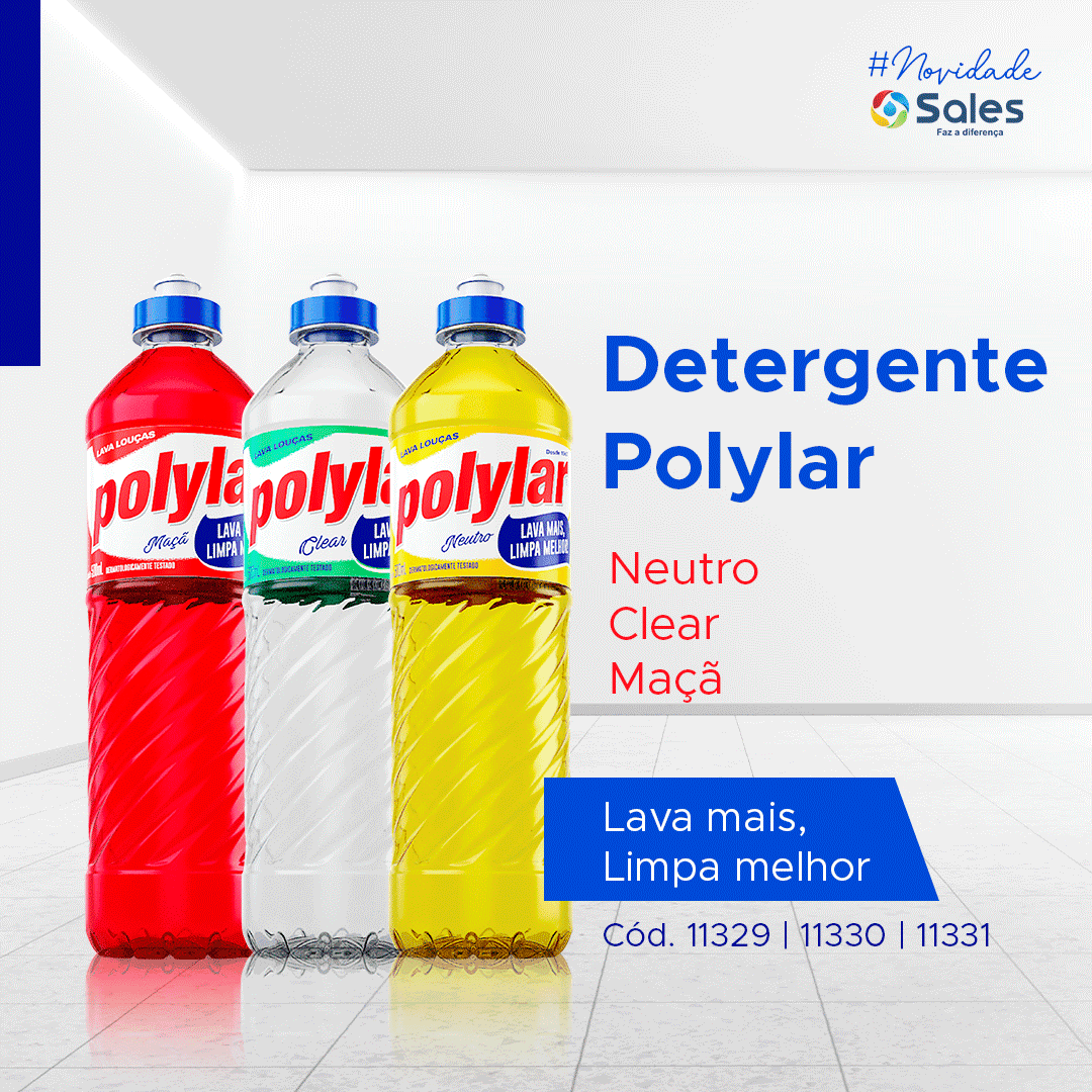 Detergente Clear Polylar 500ml